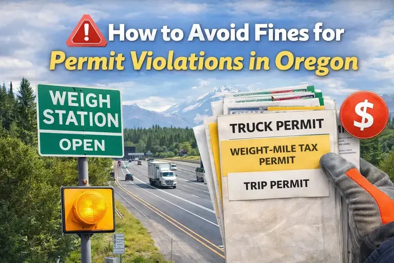 How to Avoid Fines for Permit Violations in Oregon | Oregon Trucking ...