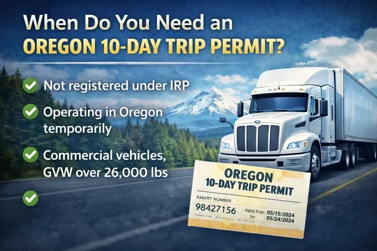 When Do You Need an Oregon 10-Day Trip Permit? | Oregon Trucking Permit ...