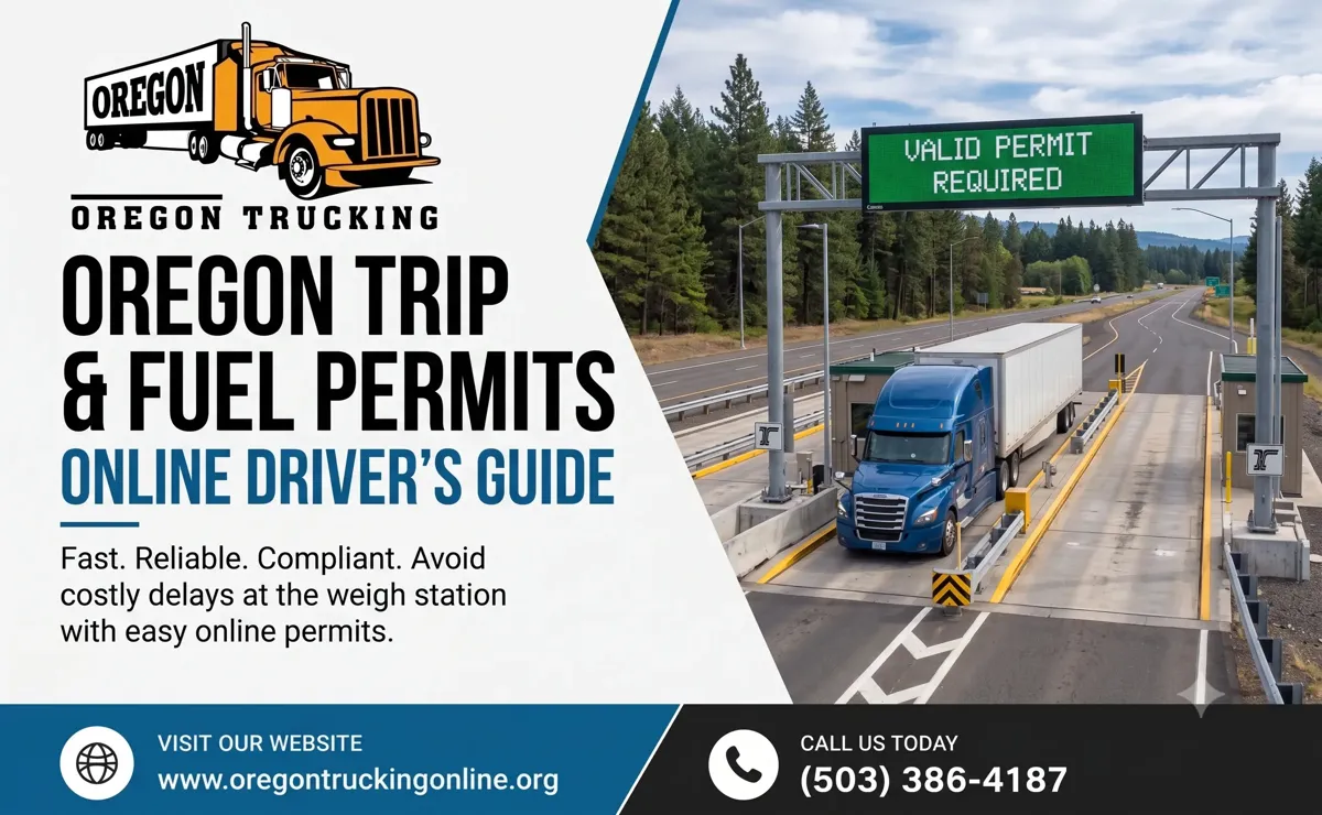 Oregon Trip and Fuel Permits: Online Driver's Guide
